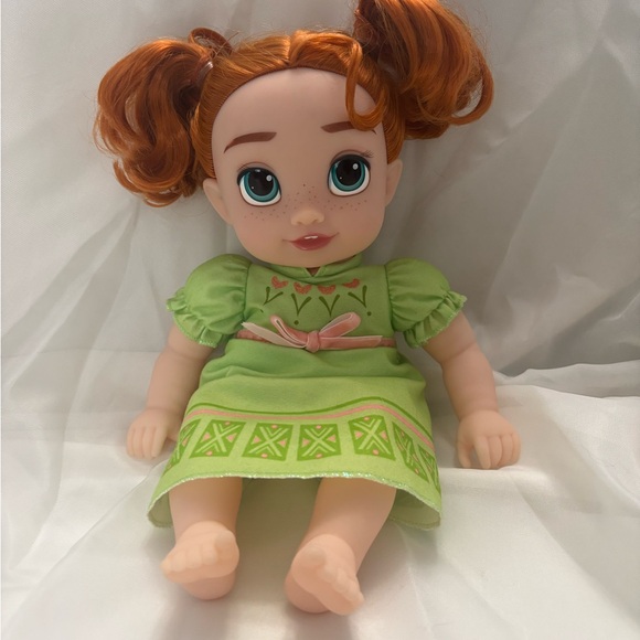 Toys | Euc Disney Frozen 2 Young Anna Doll 12 Soft Body Pjs Jakks ...